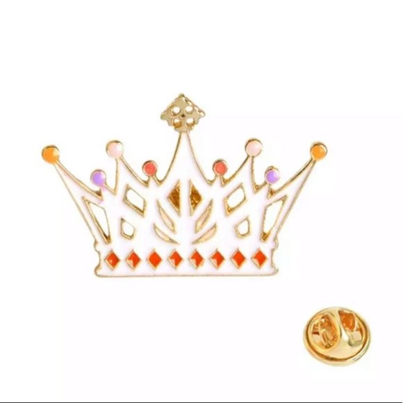 Jewelry | New Alice In Wonderland Crown Enamel Pin | Poshmark